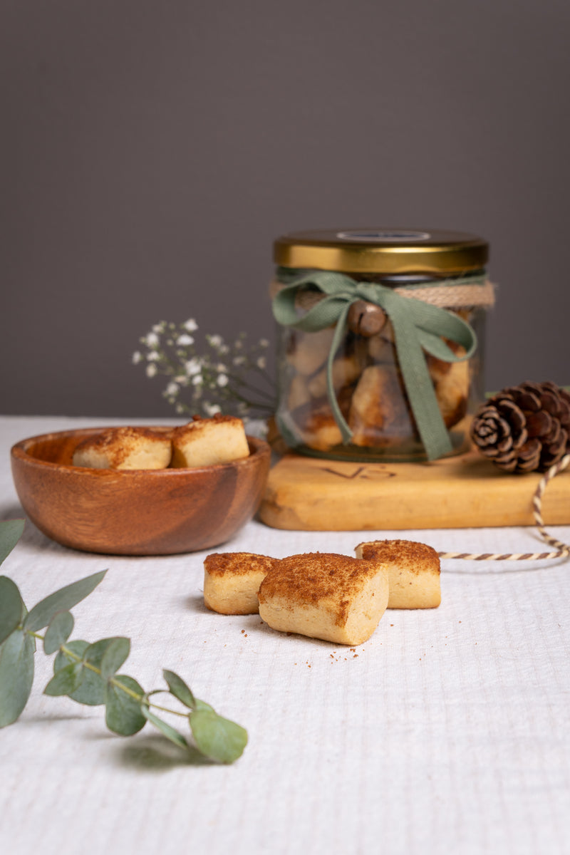 Bocados de canela sin gluten y azúcar x20 – Verde Salvia